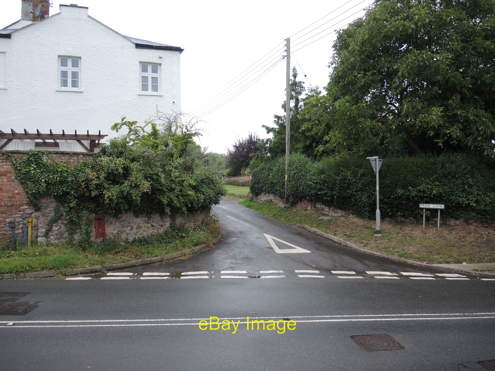 Photo 6x4 Junction of Rodway and Park Lane Rodway/ST2540 On the wall ...