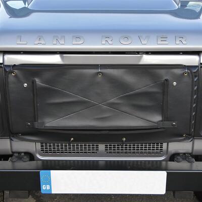 Black Radiator Muff - Land Rover Defender - DA2161BLACK | eBay UK