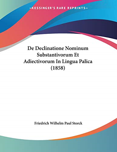 de Declinatione Nominum Substantivorum Et Adiectivorum - Latin Language ...