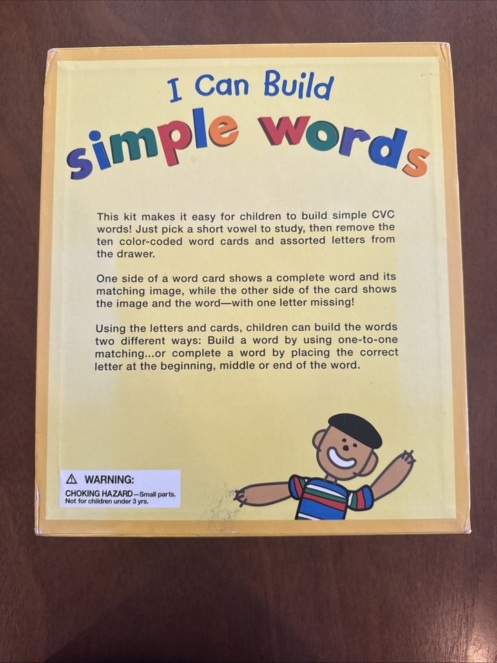 Lakeshore Learning - I CAN BUILD SIMPLE WORDS Educational Building Kit ...