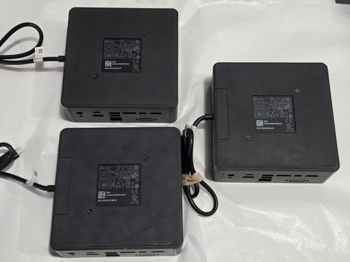 Lot of (3) Dell TB16 KA16 Thunderbolt Laptop Docking Station USB Type C ...