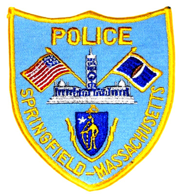 SPRINGFIELD MASSACHUSETTS MA Sheriff Police Patch COURTHOUSE CLOCK ...