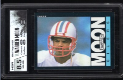 1985 Topps #251 Warren Moon Rookie HGA 8.5 NM-MT+ | eBay