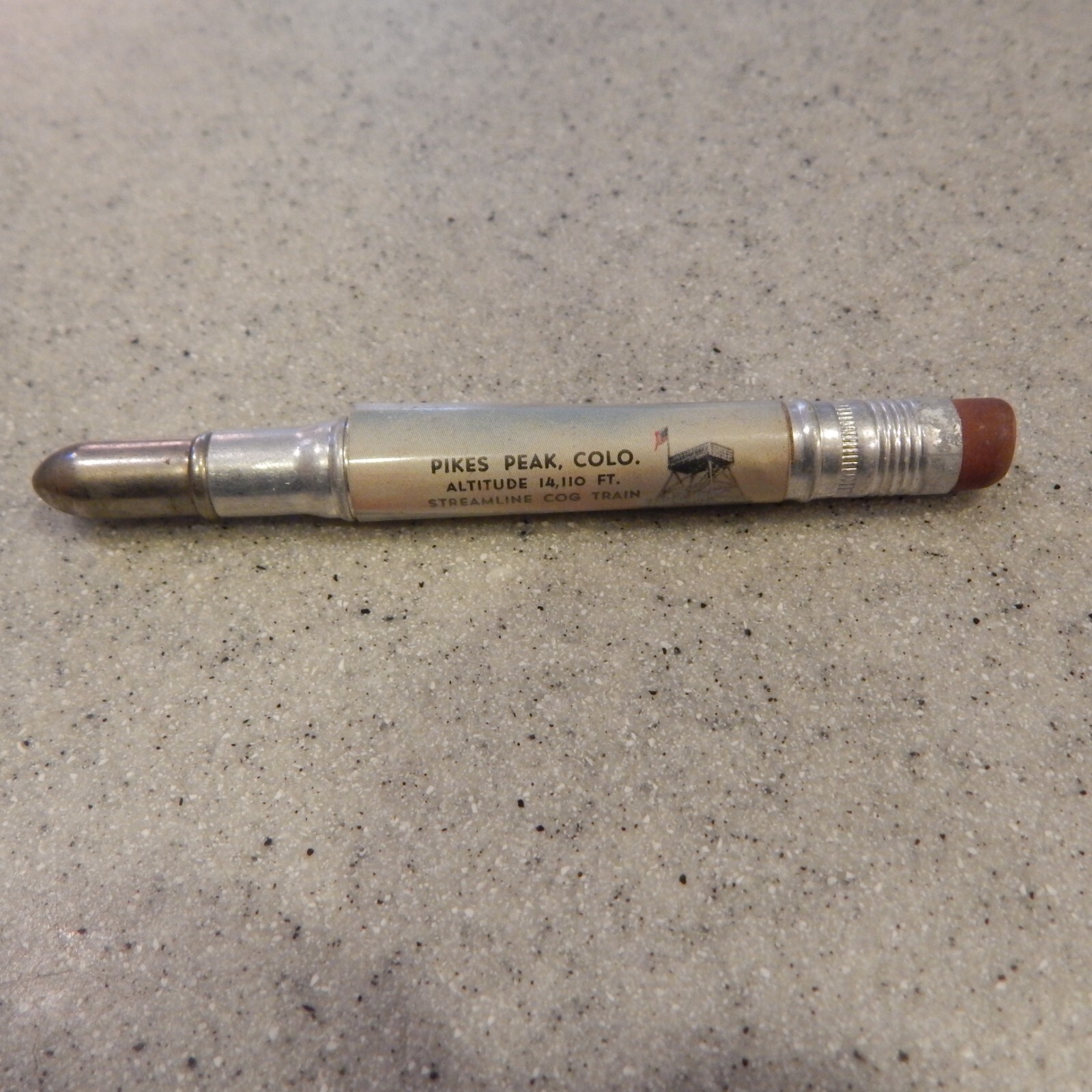 Pike's Peak Colo Co Streamline Cog Train - Bullet Pencil - Circa 1940 ...