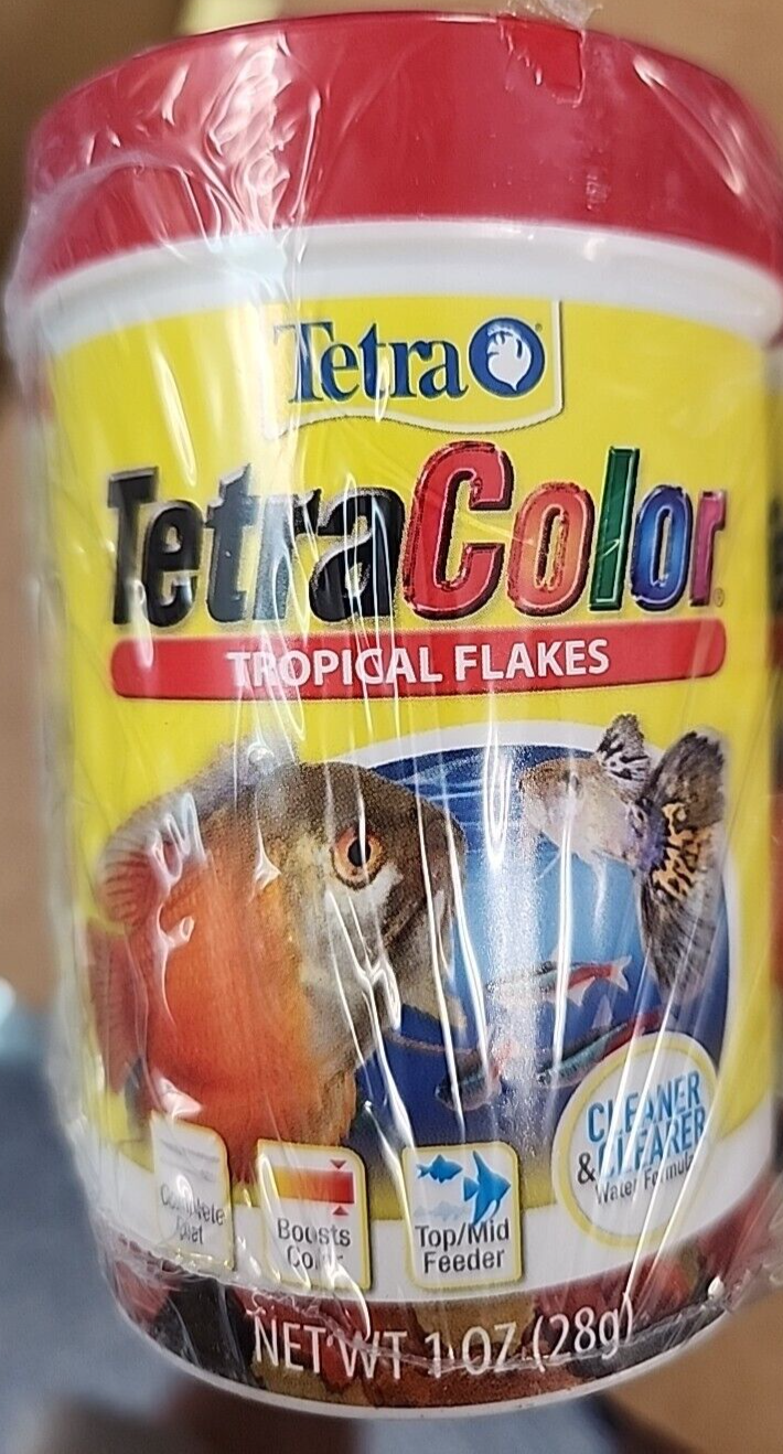 Tetra TetraColor Tropical Flakes Fish Food LOT OF 6 CANS | eBay