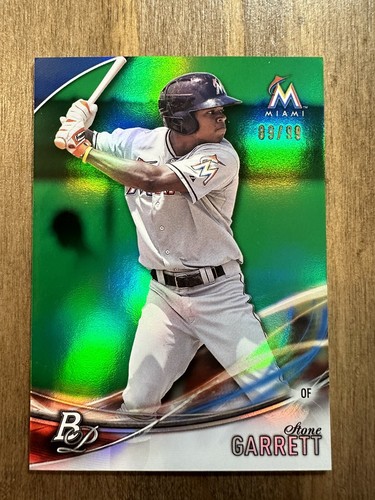 STONE GARRETT 2016 Bowman Platinum Top Prospects GREEN #89/99 | eBay
