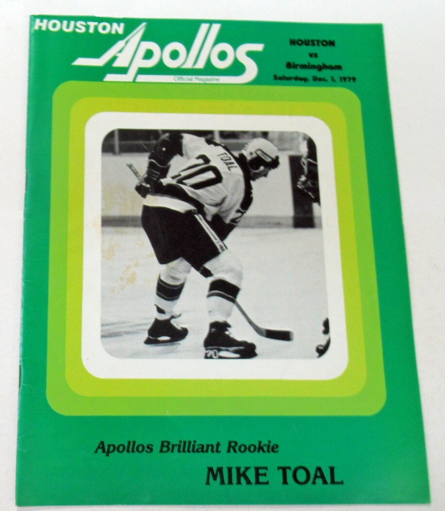 1979 Apollos v Bulls Hockey Program 12/1 Mike Red Deer Toal 50745b14 | eBay