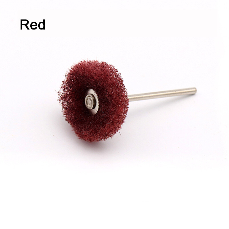 3mm Shank Dia Nylon Fiber Buffing Pad Polishing Wheel Rotary Drill Bit ...