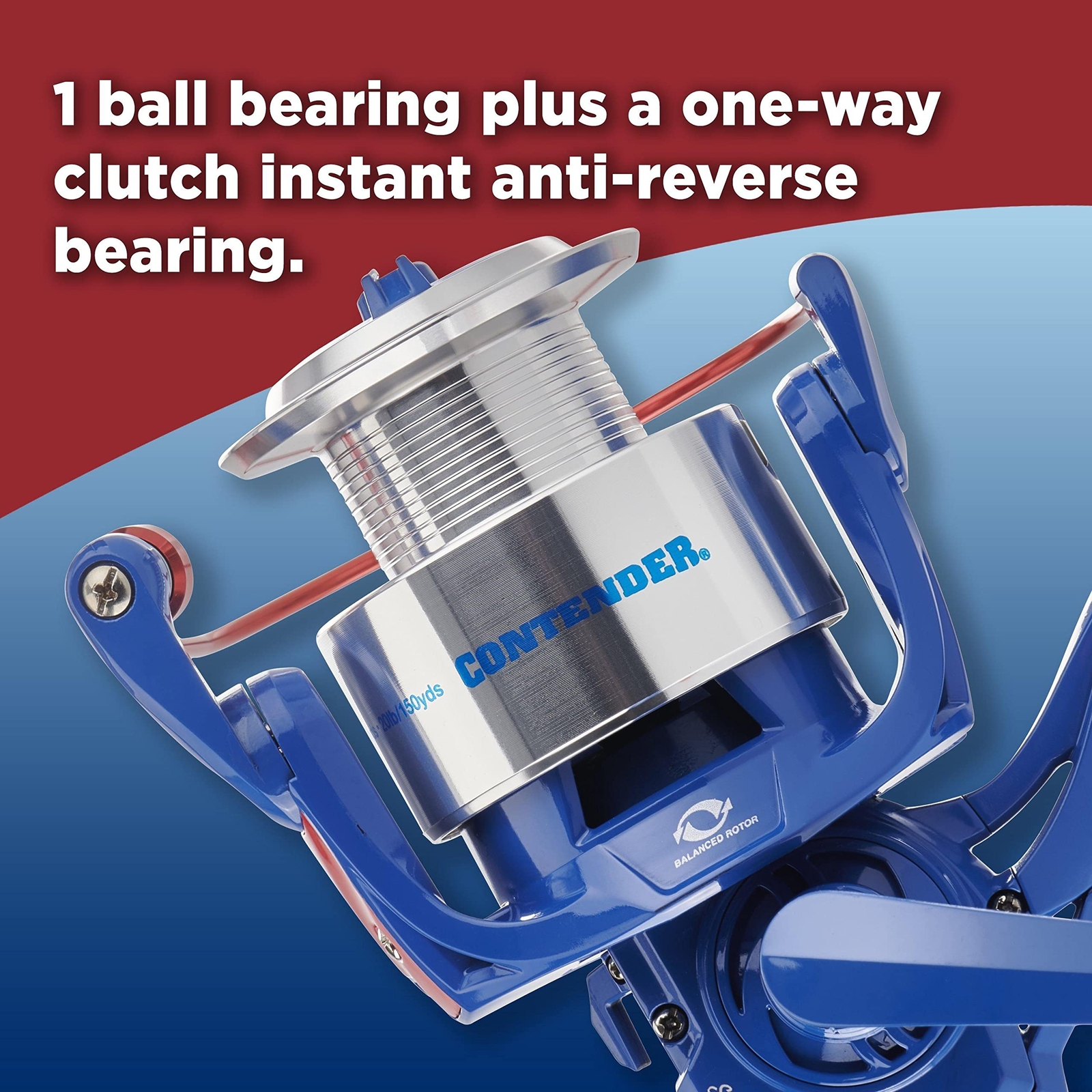 Shakespeare+Contender+Big+Water+Spinning+Reel+4.3%2F1+Right%2FLeft+70 ...