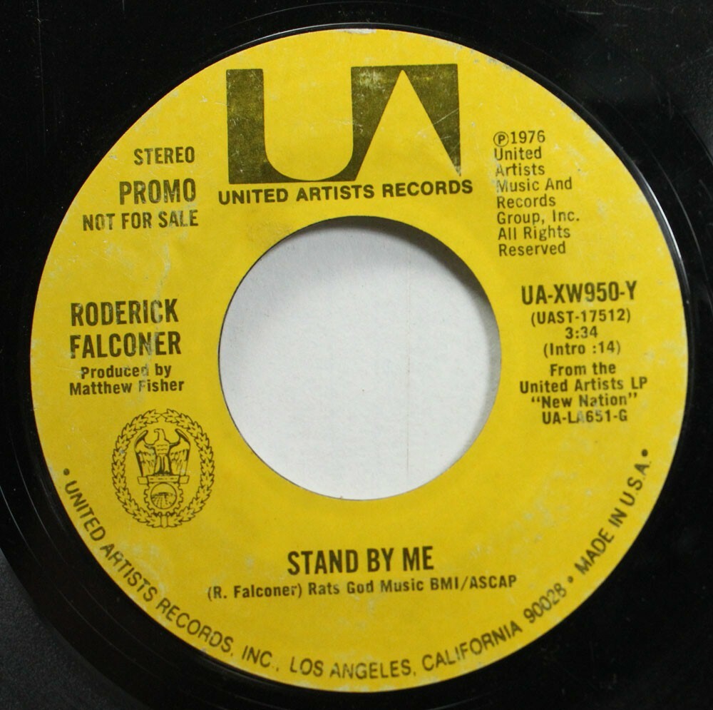 Rock Promo 45 Roderick Falconer - Stand By Me / Stand By Me On United ...