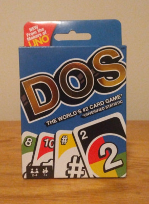 Mattel DOS The World's #2 Card Game | eBay