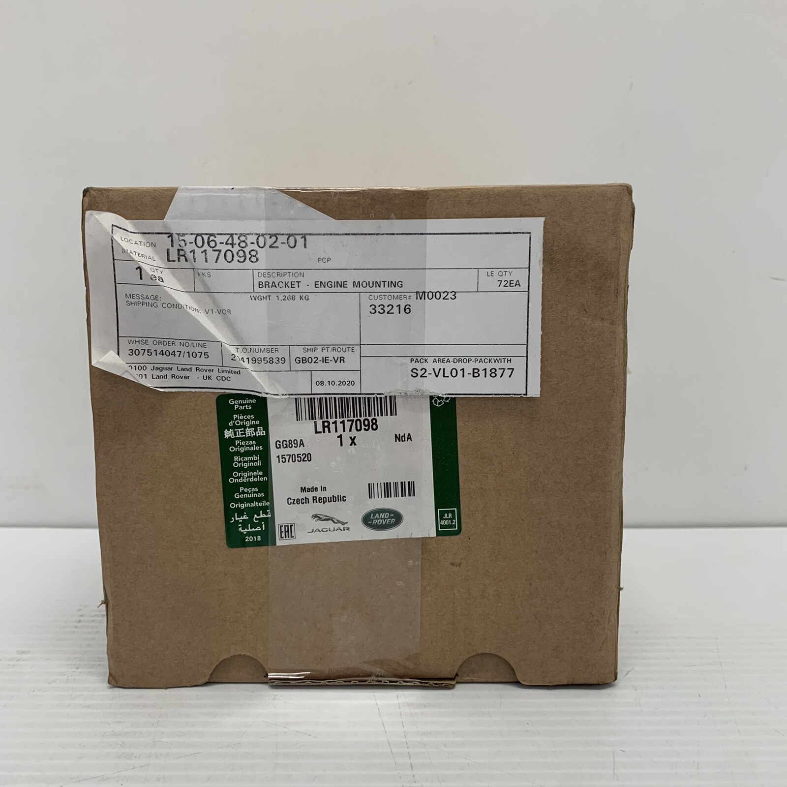 Genuine Land Rover Range Rover Velar 17- Engine Mounting Bracket ...