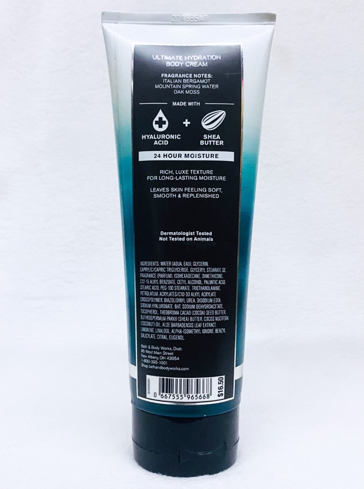 4 Bath Body Works FRESHWATER FOR MEN Ultimate Hydration Body Cream ...
