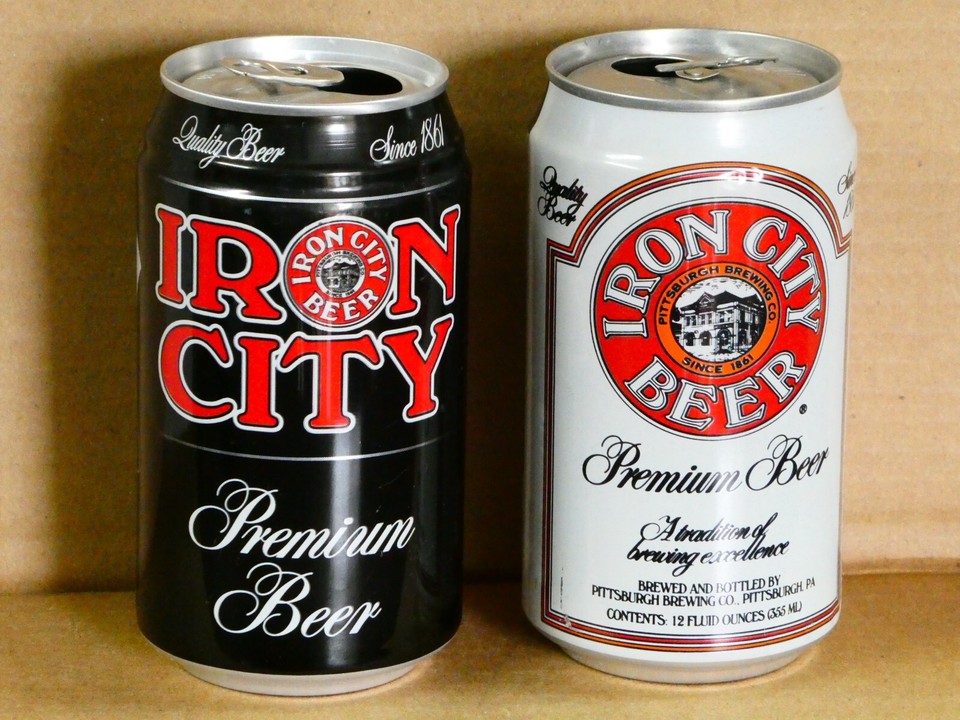 (2) Iron City Beer cans 1995 GREAT RIVALRY Steelers 1999 TURNPIKE ...