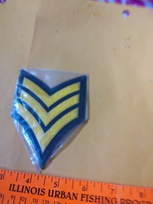 Military Rank Sergeant Patch 4in | eBay