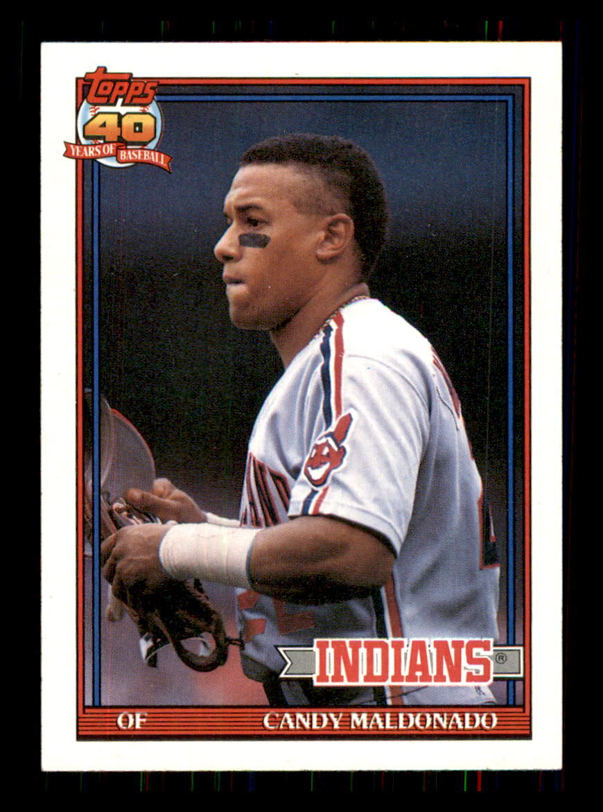 1991 Baseball Topps Candy Maldonado Cleveland Indians #723 | eBay