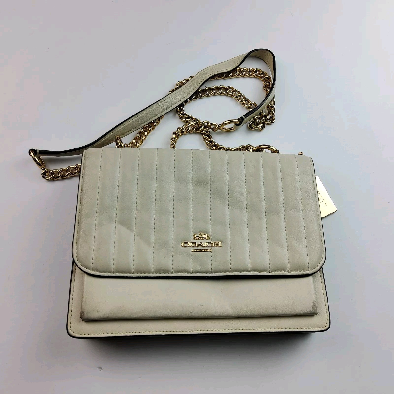 Coach Klare Chain Crossbody Linear Quilting 2561 Shou… - Gem