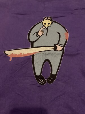 Jason Voorhees Friday The 13th Cute Purple Shirt XXL 2XL Slasher | eBay