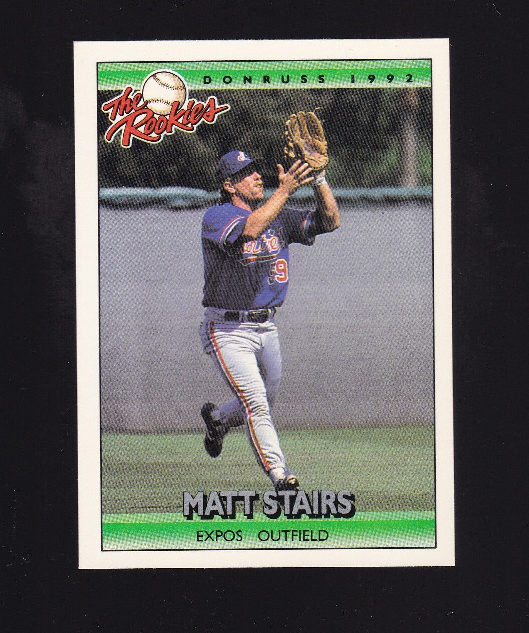 1992 Donruss The Rookies Matt Stairs Rookie #112 Montreal Expos | eBay