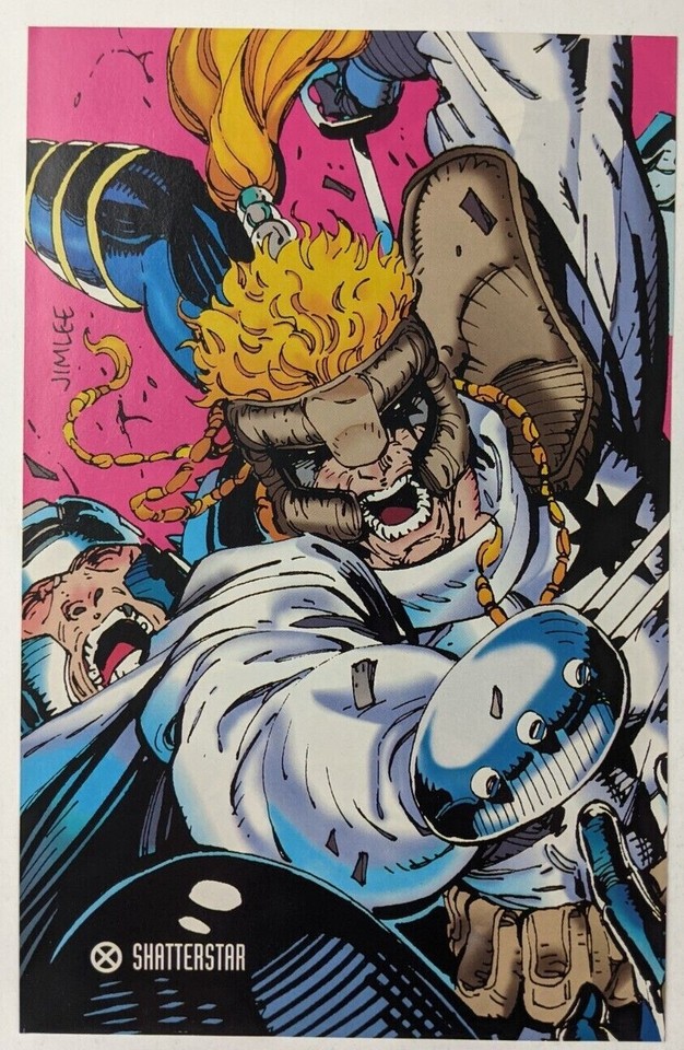 Hellfire Club Shatterstar X-Men Trading Cards Comic Poster Art Original ...