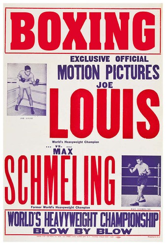 Joe Louis vs Max Schmeling - 1983 - Vintage Boxing Poster | eBay Australia