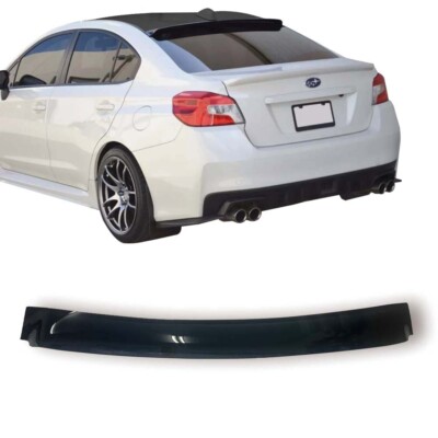 For 15-21 Subaru WRX & STI Rear Roof Window Visor Deck Spoiler Wing ...