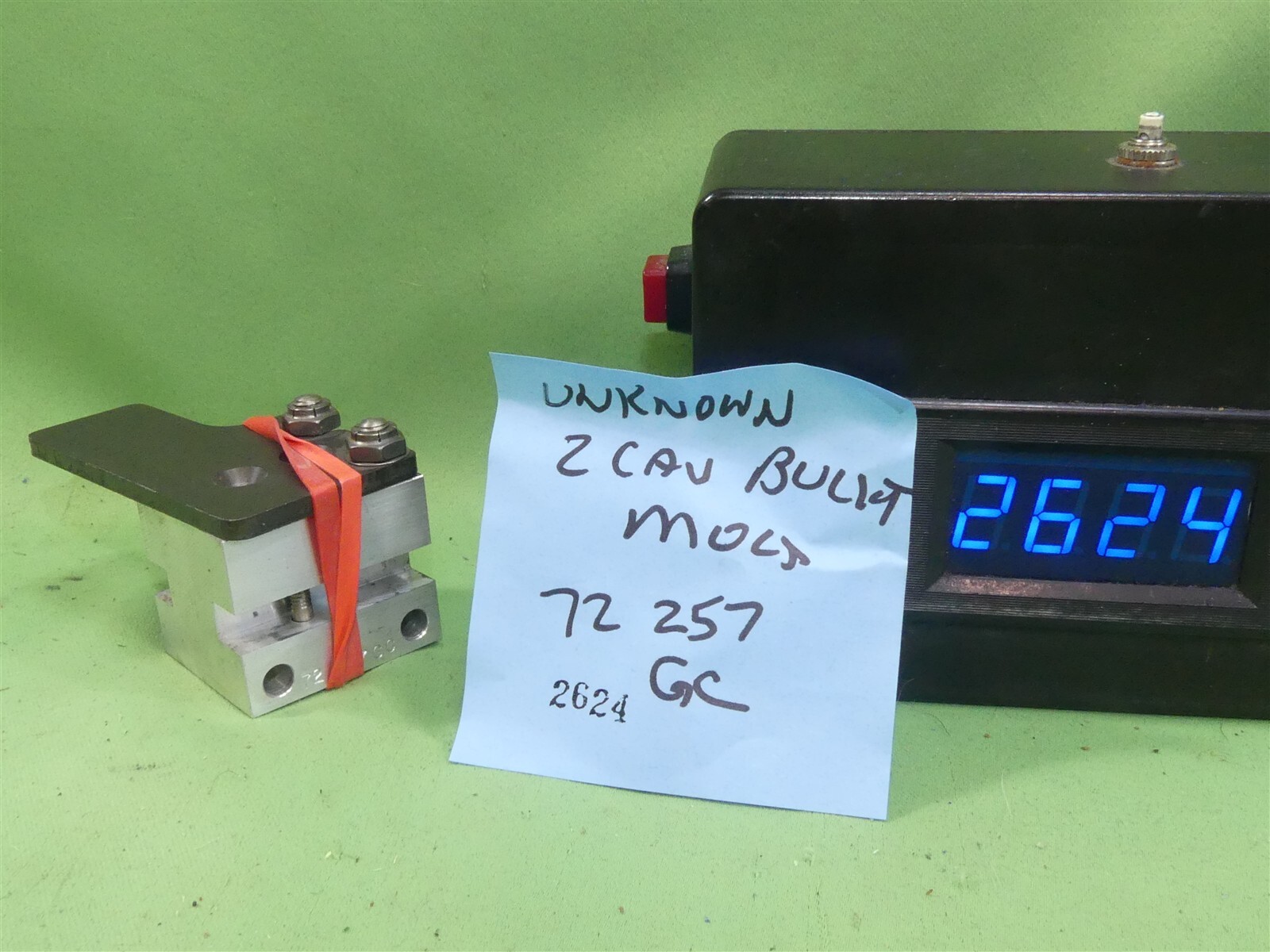 #2624 Unknown maker of 2 cavity aluminum bullet mold 72 257 GC | eBay