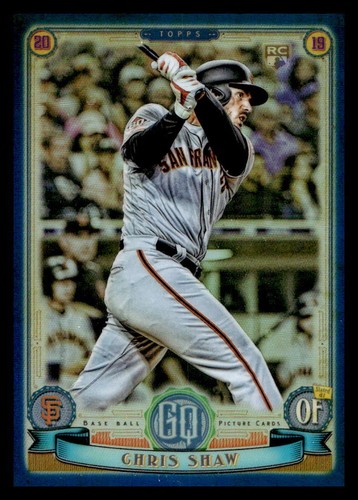 2019 Topps Gypsy Queen Chris Shaw #248 Chrome Indigo /150 San Francisco ...