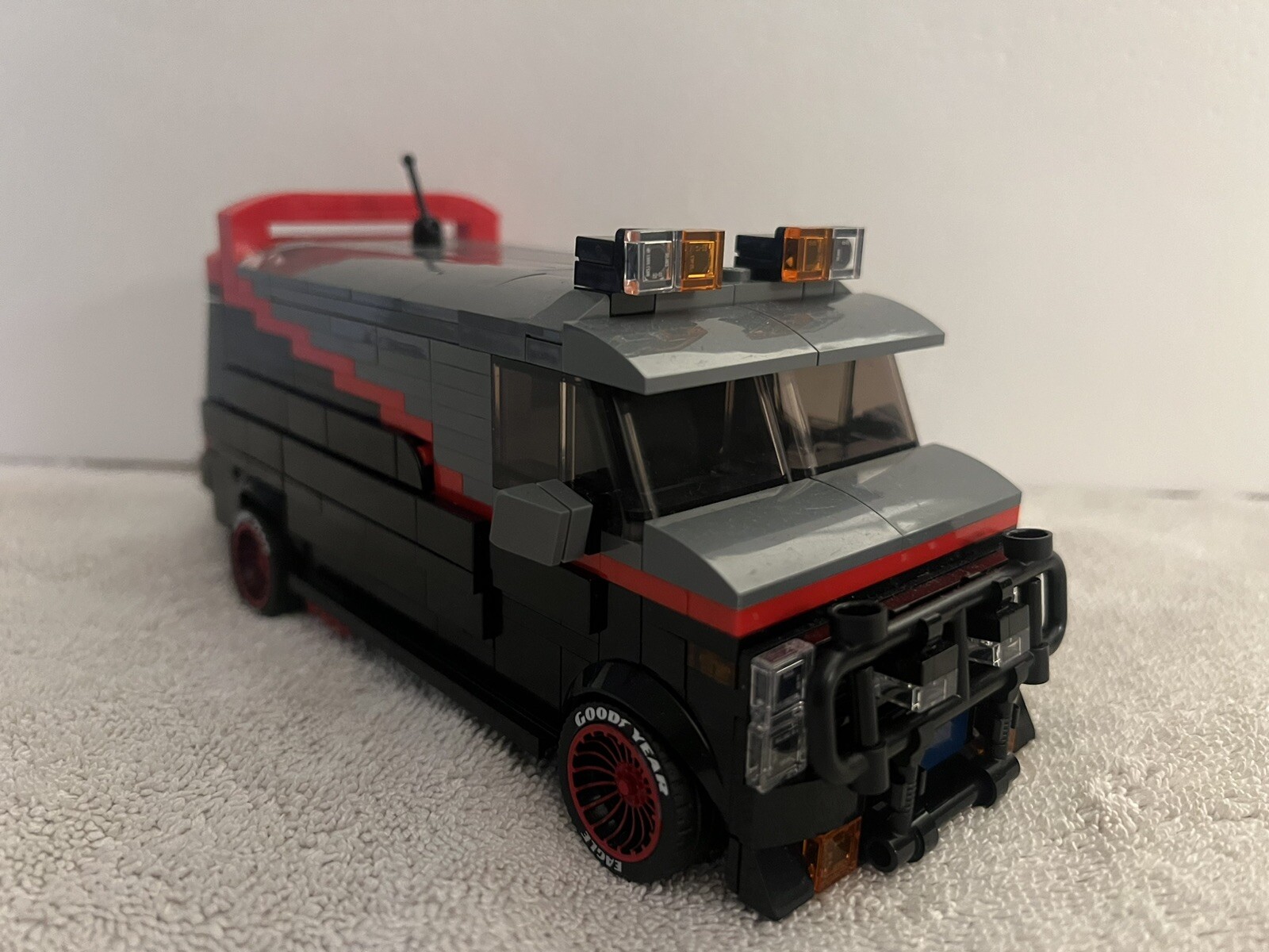 LEGO A-TEAM VAN GMC BA VAN MOC USING ALL GENUINE LEGO PIECES 3D PRINTED ...