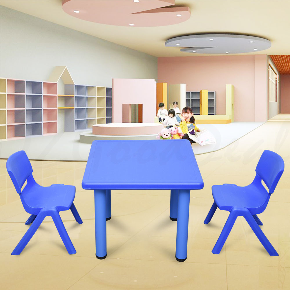 Blue Preschool Table Semi Circle Table Preschool Furniture At