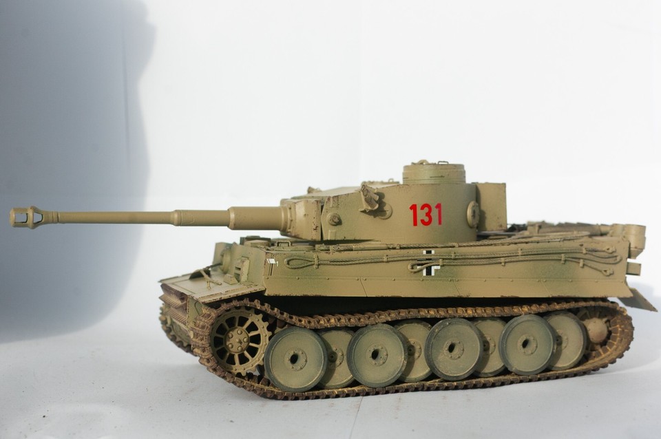Built 1/35 1:35 GERMAN TIGER 131 Tank 1943 Model built (Assembled and ...
