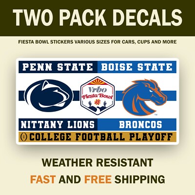 Penn State Vs Boise State Stickers 2024 NCAA Playoff Penn State Decals ...