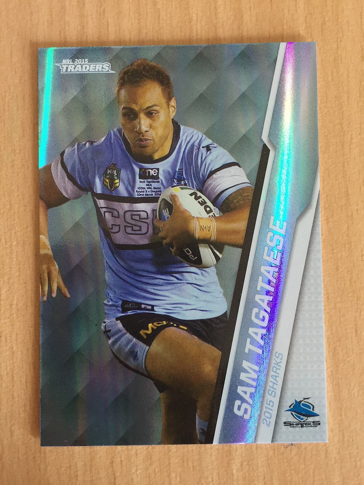 2015 NRL Traders Base Card (108) Sam TAGATAESE Cronulla-Sutherland ...