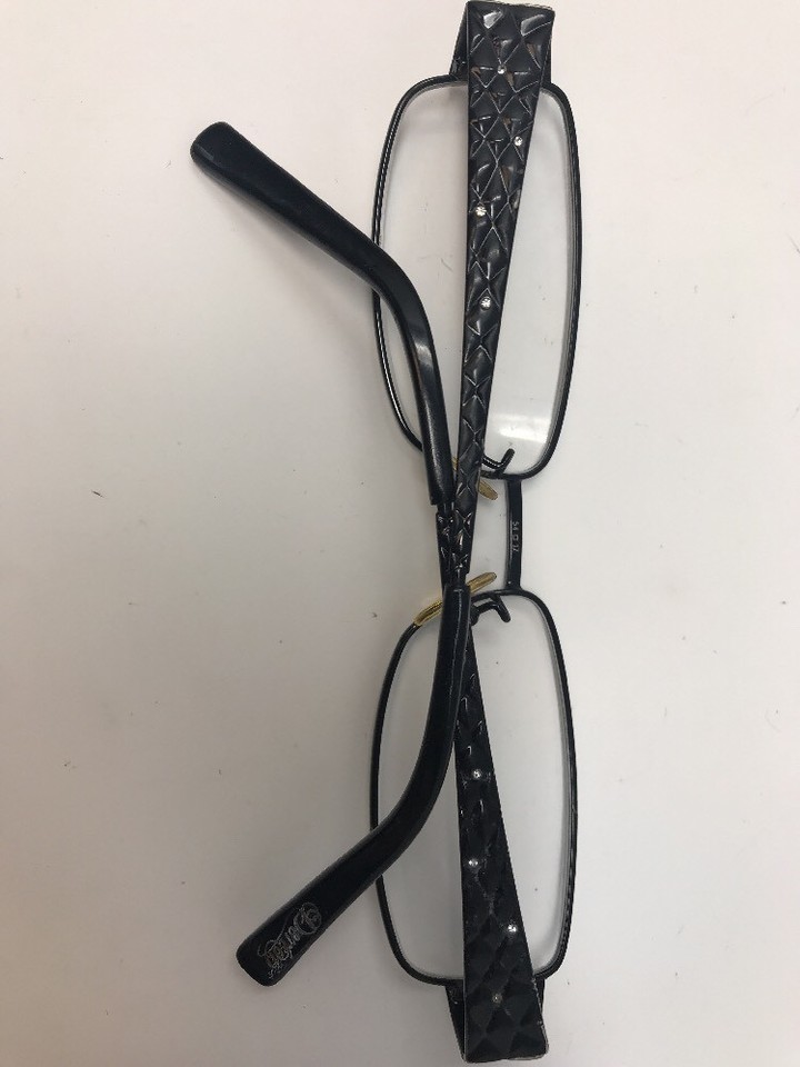 Dereon Eyeglasses DAF904 001 54-17-135 Black/Rhinestone MN50 | eBay