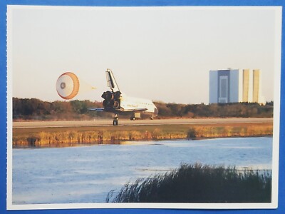 Postcard The Space Shuttle Endeavour Touchdown #16753 NASA Kennedy ...