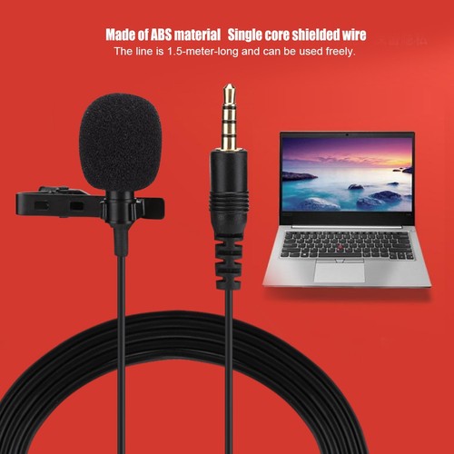 360° Omnidirectional Pickup R8 Lavalier Mic Mini Recording Karaoke Mic ...