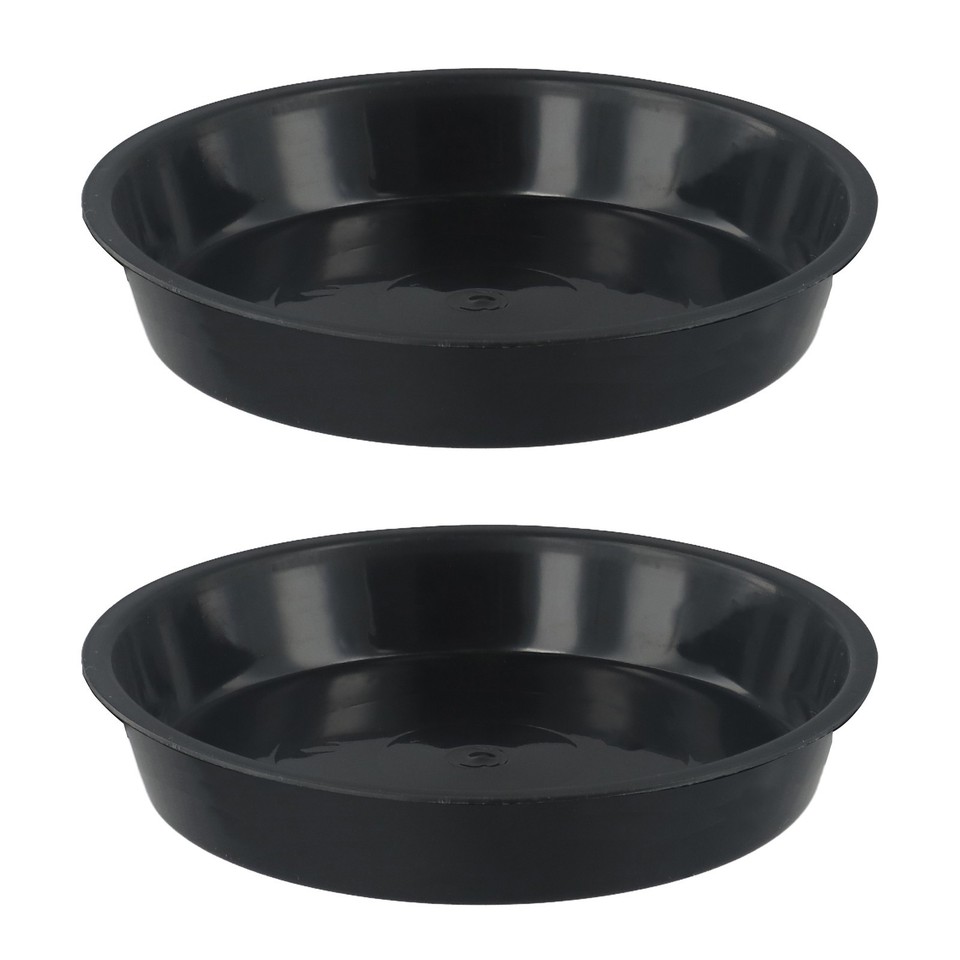 Saucer Plant Trays Round Tools Black DIY Decor PP Plastic Replacements ...