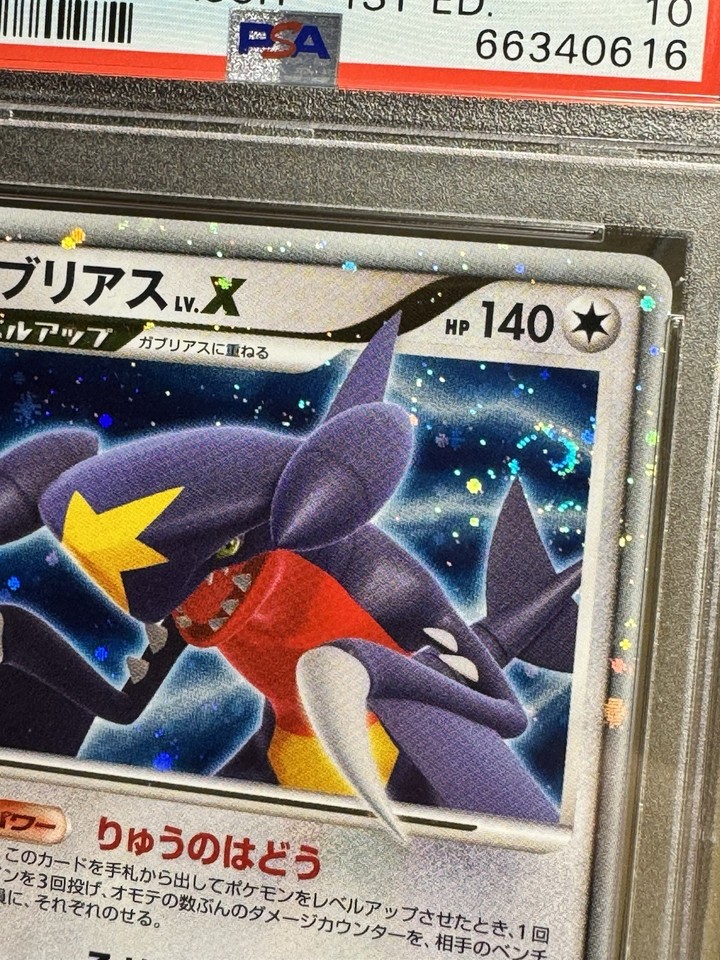 PSA 10 1ED Garchomp LV.X Holo Swirl Japanese DP4 Moonlit Pursuit ...