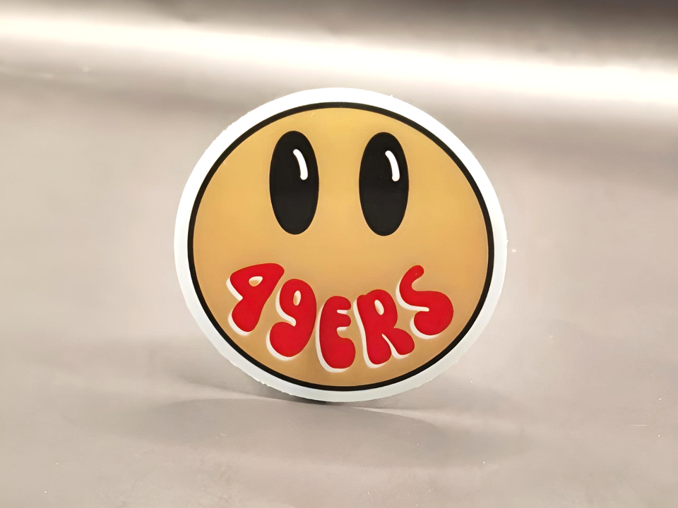 Football Inspired Stickers Forty Niner Faithful Bay San Francisco 49ers ...
