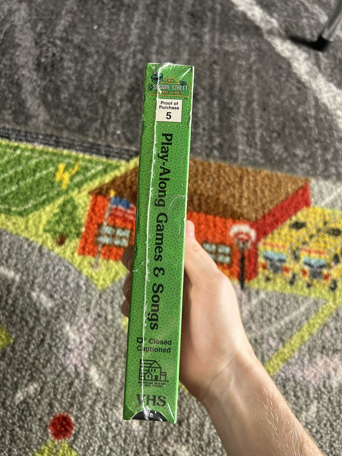 Sesame Street Play-along Games & Songs VHS Video Tape 1986 Ctw Muppets ...