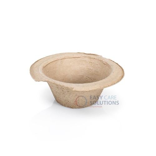 Disposable Pulp General Purpose Vomit Bowl Sick Urine - 1 Litre - Qty ...