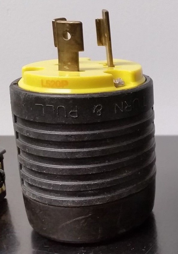 Lot of 4 mixed lot Plug & Receptacles 20A 125V NEMA L5-20P L5-20R ...