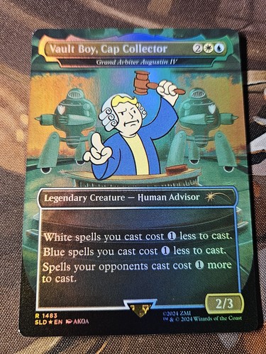 Grand Arbiter Augustin IV *FOIL* Secret Lair Fallout®: Vault Boy MTG NM ...