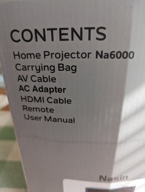 Projector Nasin Na6000 Native 1080p Full HD Projector 6500 Lumens ...