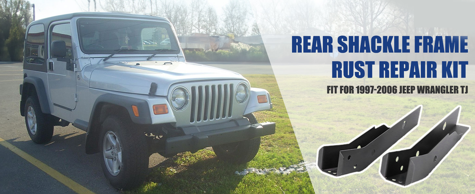 1997-2006 Jeep Wrangler TJ Frame Rust Repair Rear Frame Section LH & RH ...