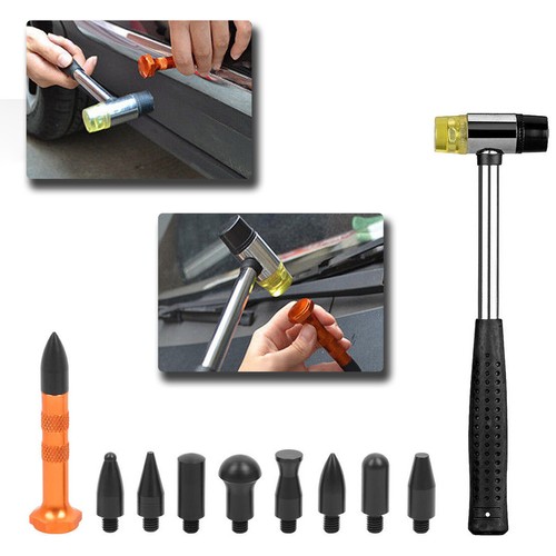 Car Tools Kit Dent Ding Hammer Tap Down Knock Down Paintless Hail ...