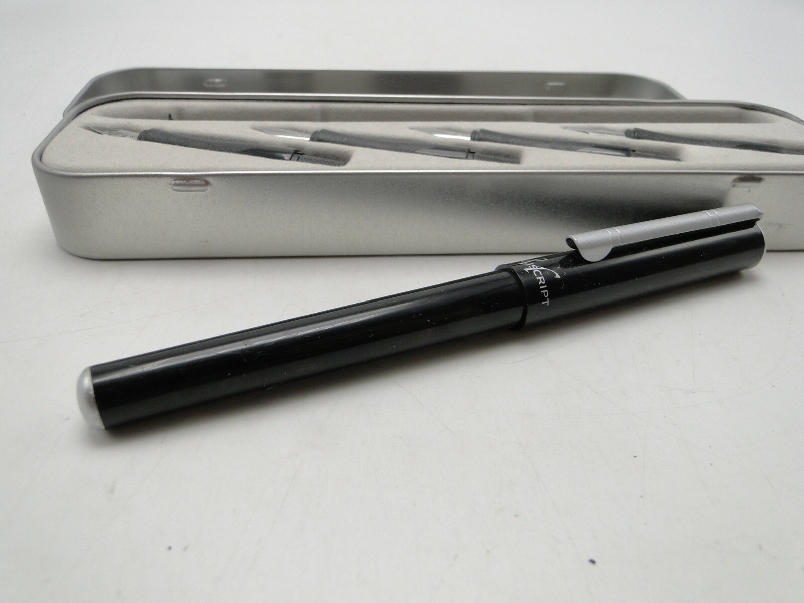 Manuscript Classic Ink Cartridge Calligraphy Pen Set in Case w 5 Nibs ...