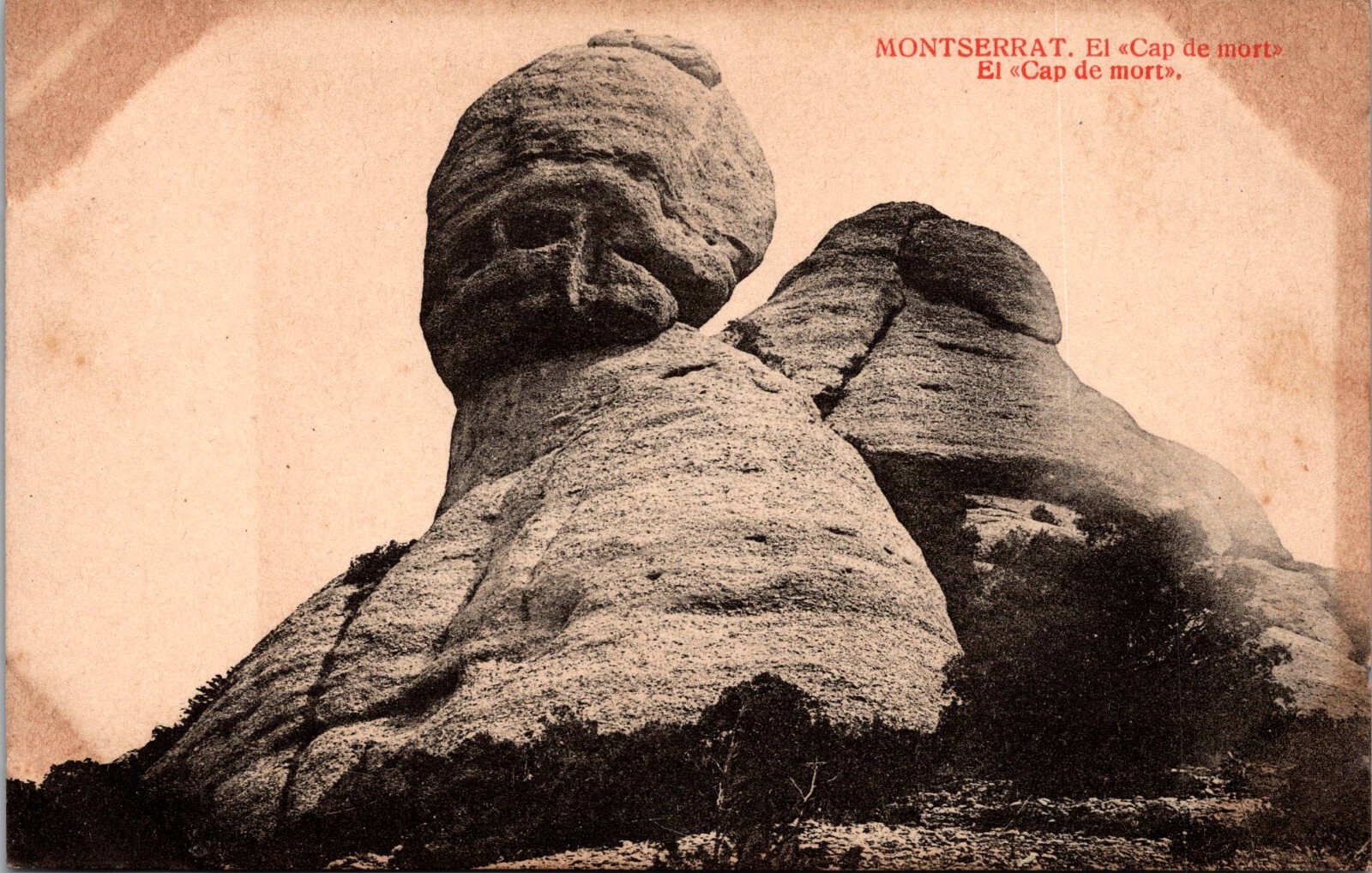Postcard El Cap de Mort, Montserrat | eBay
