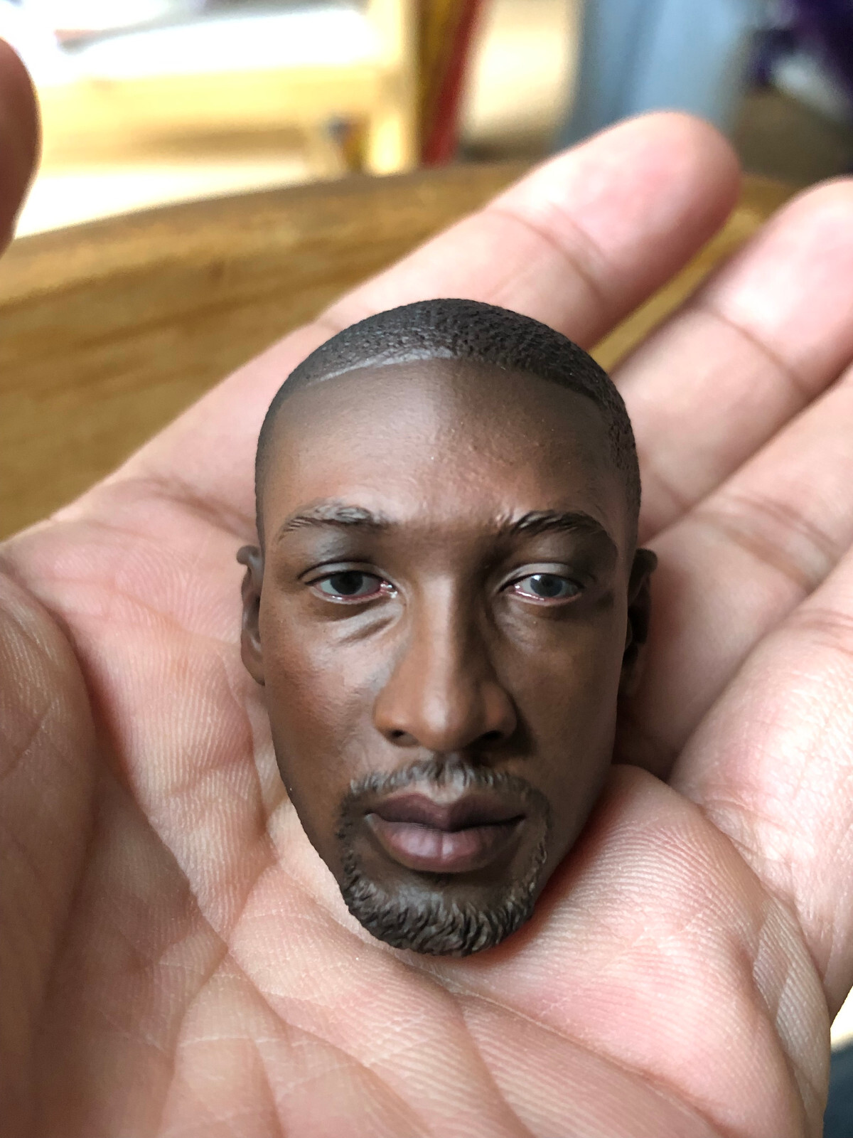 1/6 Basketball Black Head Sculpt Carving Fit 12'' Body Action Figure ...