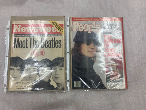 The Beatles/John Lennon- Newsweek & People magazines | eBay